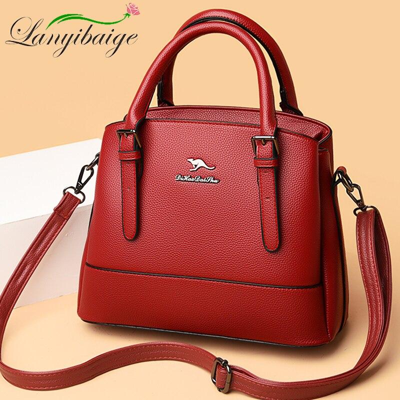 Cheap 2020 New Retro Women 'S Handbag Soft Pu Leather Messenger Bag ...