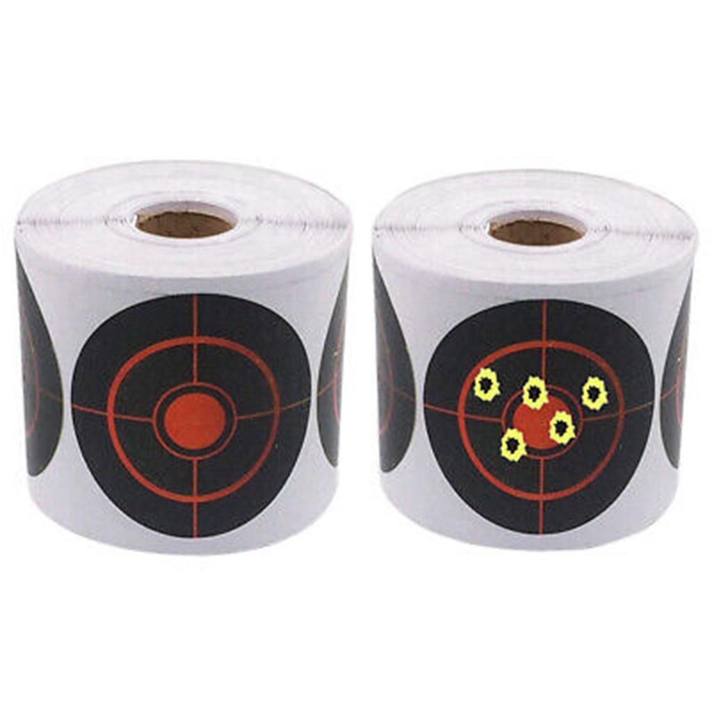 Buy 100pcs/250pcs Roll Shooting Adhesive Targets Splatter Reactive ...