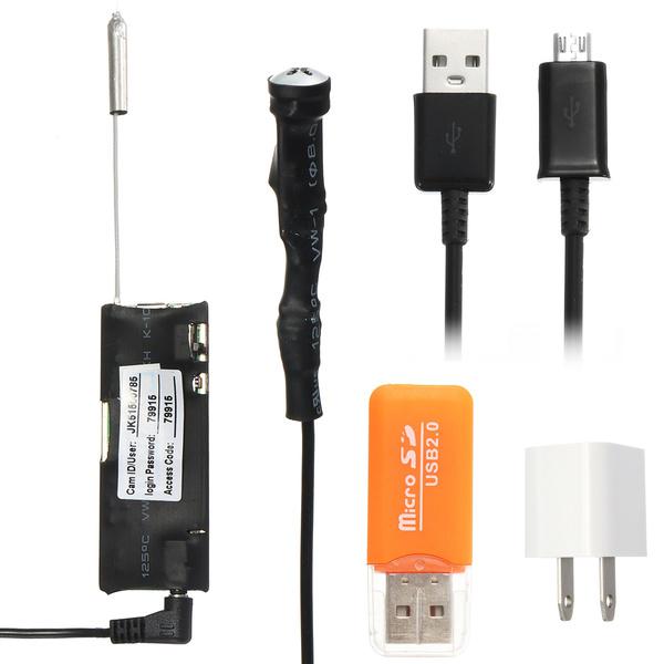 Buy Wireless Control Spy Micro Pinhole Hidden Screw Camera WiFi IP Mini ...