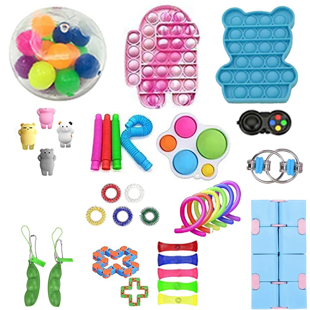 Buy Gadget Toy Set Sensory Tools Binding Decompression Hand Children'S ...