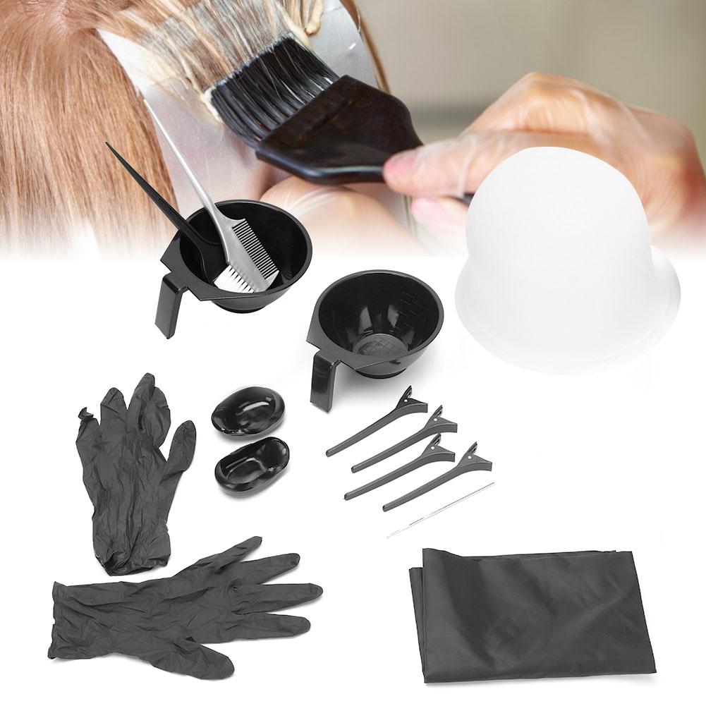 Hairdressing Kit, Hair Dyeing Tool, 15pcs Men for Home Women Salon ...
