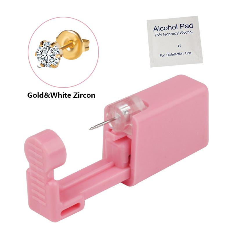 Buy Piercing Gun Cartilage Sterile Piercing Tool DIY Jewelry 1PC Stud ...