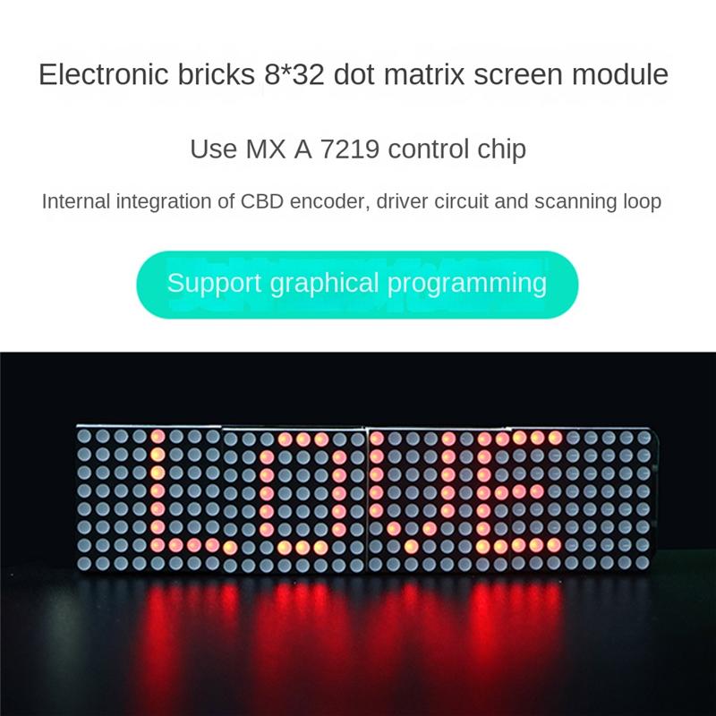 Kaufe Für rundes 8X32 Punktmatrix-Bildschirmmodul MAX7219 Chip Ph2 0 Schnittstelle | Joom