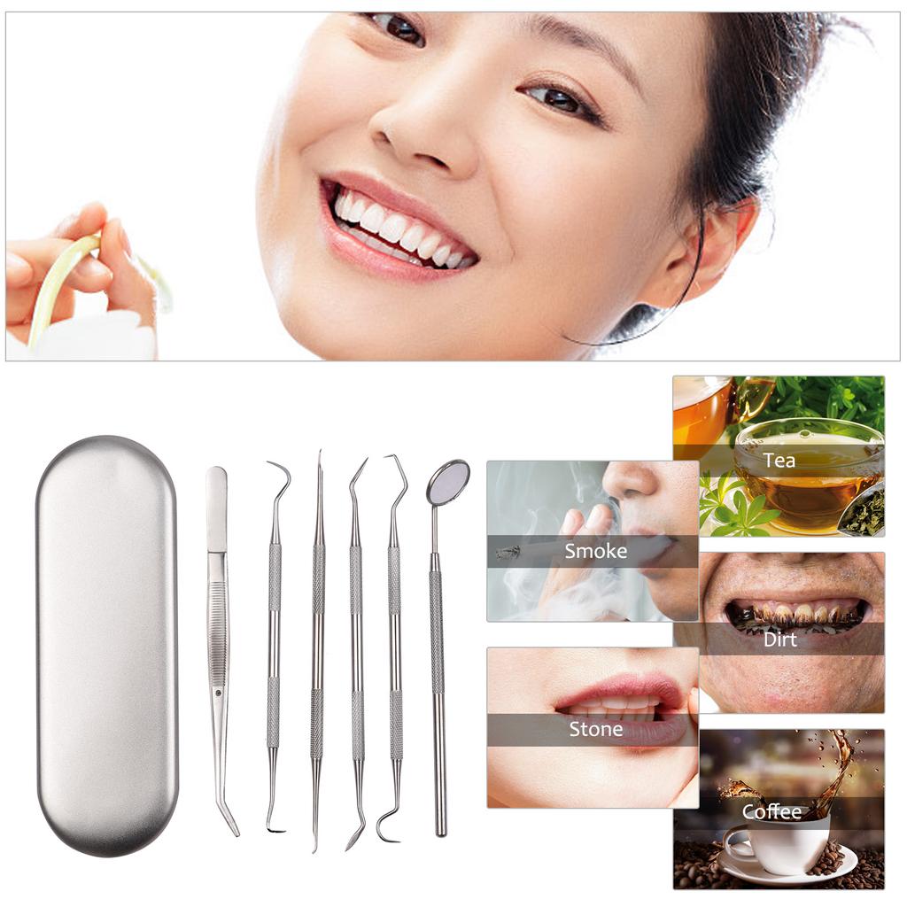 Buy Stainless Steel Dental Tool Set Oral Mirror Mouth Mirror Instrument ...