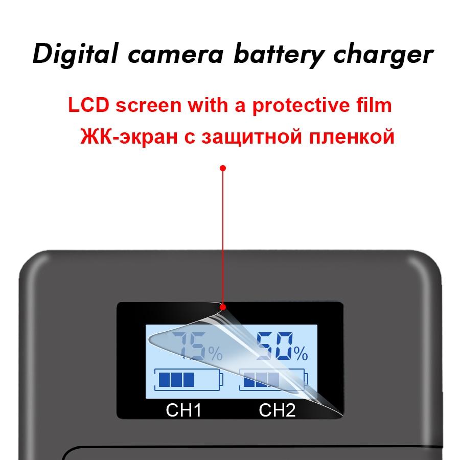 Buy PALO NP-FW50 Npfw50 Fw50 Camera Battery Charger LCD USB Dual ...