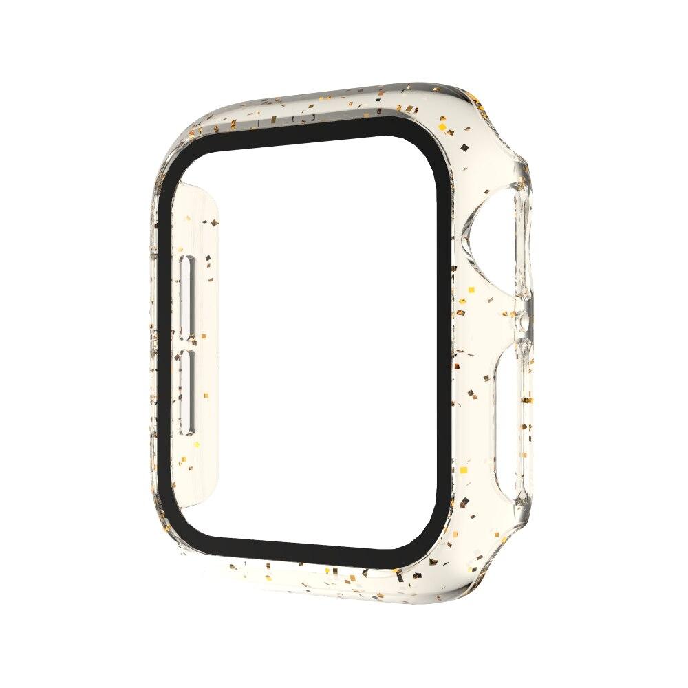 Buy New Glitter Clear Full Cover For Apple Watch Series 5 4 3 2 IWatch ...