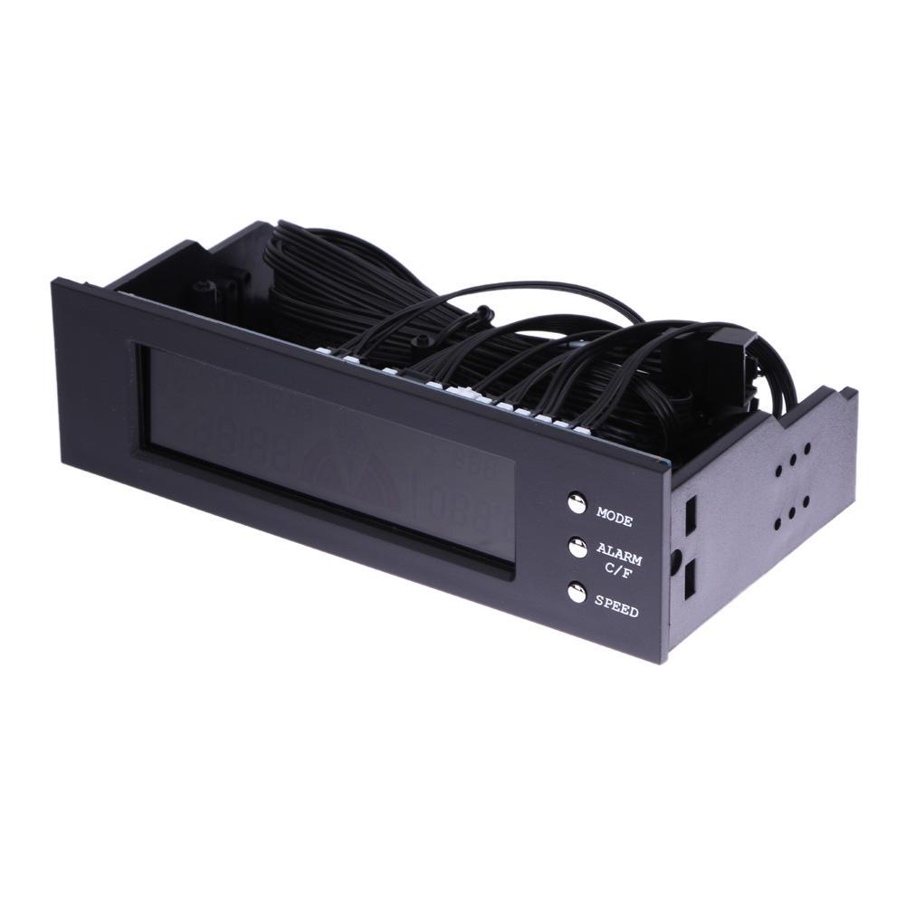 Satın alın 5.25in Bay Front LCD Panel 3 Fan Hız Denetleyicisi CPU ...