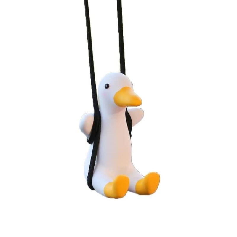 Buy Car Swinging Pendant Decoration Cute Swing Duck-shaped Rearview ...