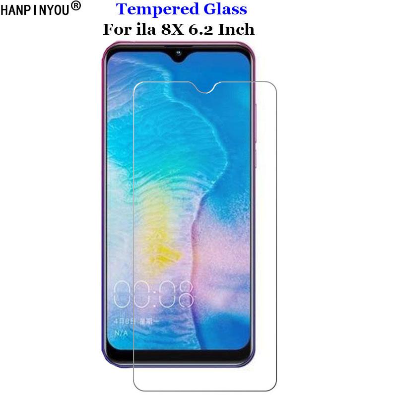 Buy For ila 8X 6.2" Clear Tempered Glass 9H 2.5D Ultra Thin Premium ...
