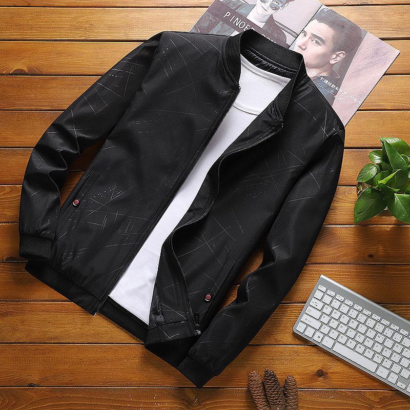 L-8XL Jacket Men's Coat Spring and Autumn Casual Baseball Jacket Plus ...