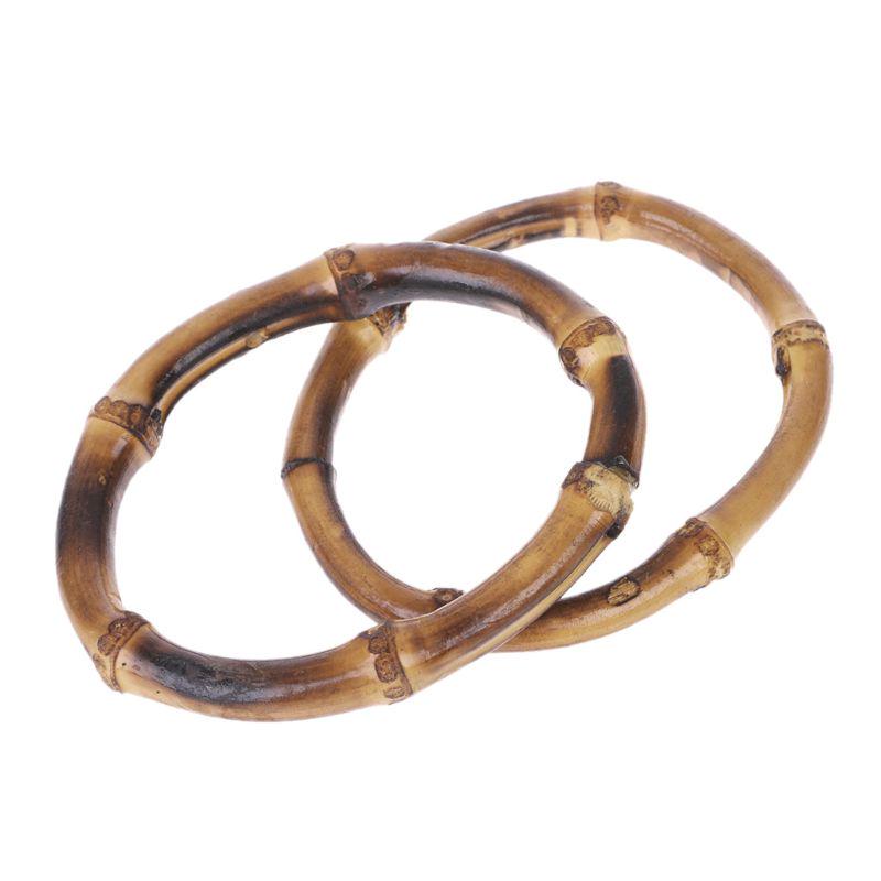 Cumpără 1 x Round Bamboo Bag Handle For Handcrafted Handbag DIY ...
