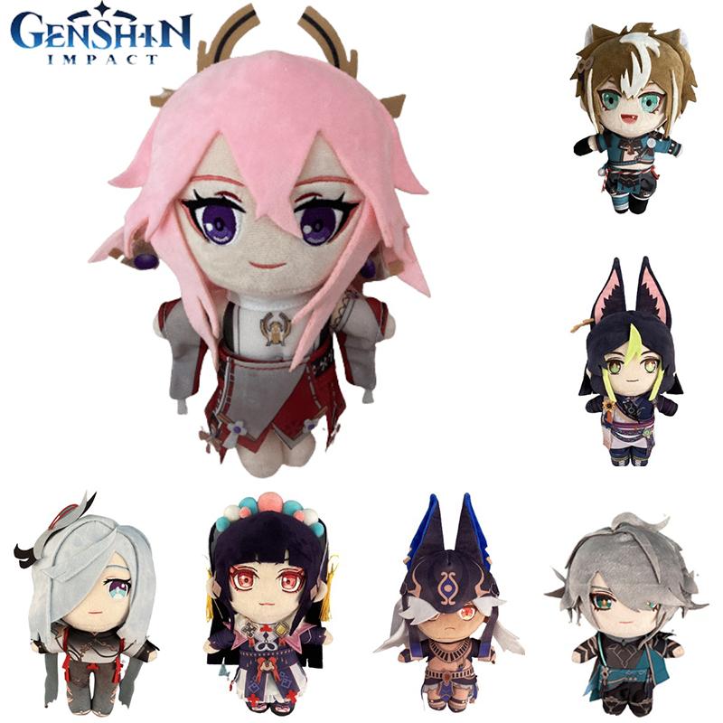 Yae Miko Impact Yun Genshin Plush Toy Alhaitham Tighnari Cyno Doll Kid ...
