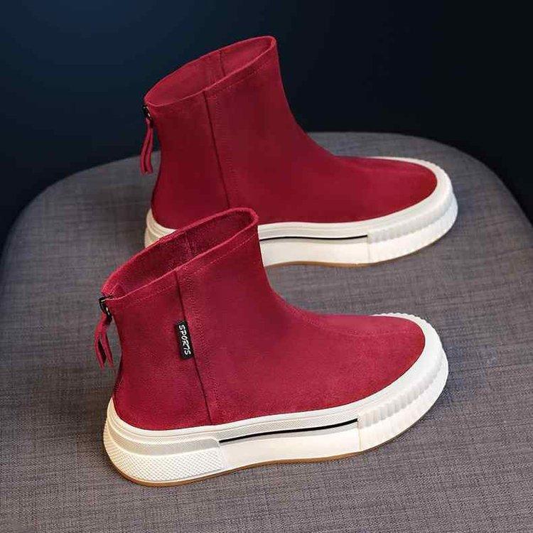 Buy Firm Soled Women's Casual Booties Single Boots at affordable prices ...