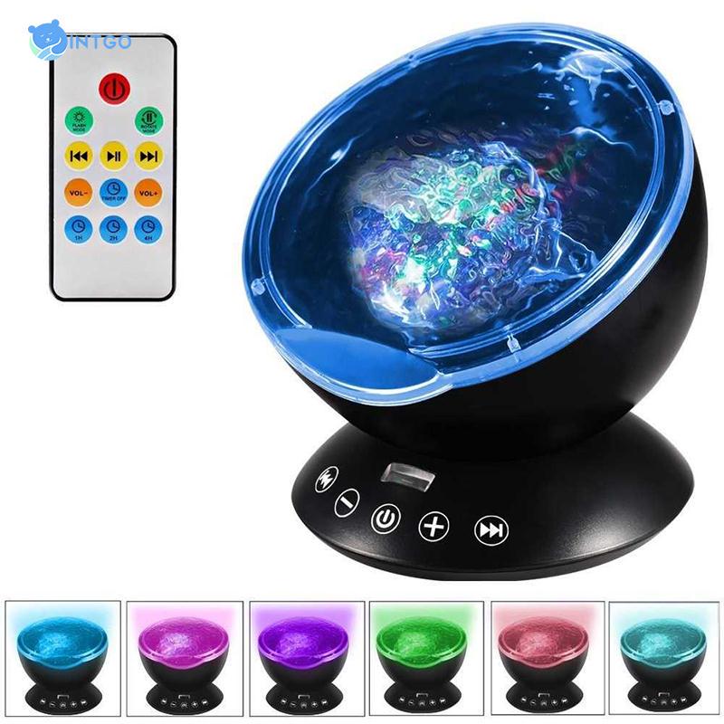 Buy Remote Control Projector Wave Mood Lighting Ocean Wave Star Light ...