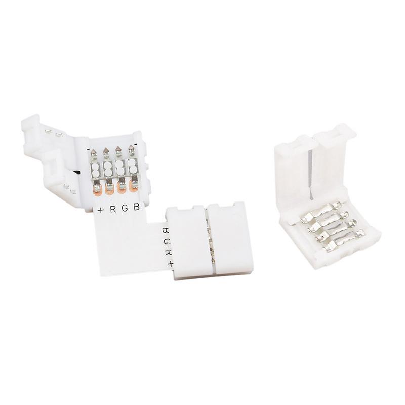 Buy Home Light Light Bar Connector L-type Connectors 5050 10MM 4-Pin L ...