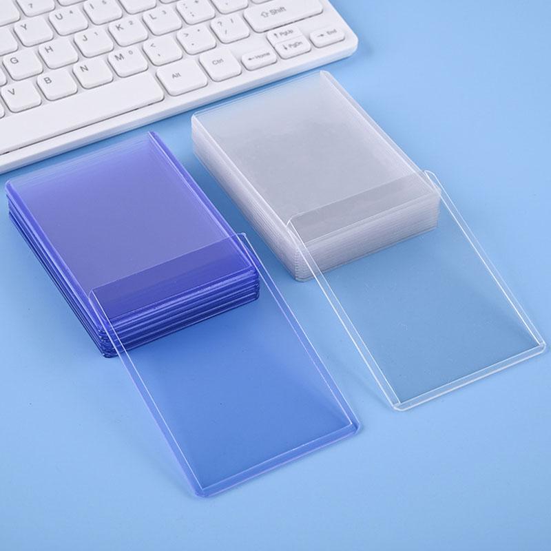 10pcs Storage Case Sleeves Protective Cover Card Holder Transparent PVC ...