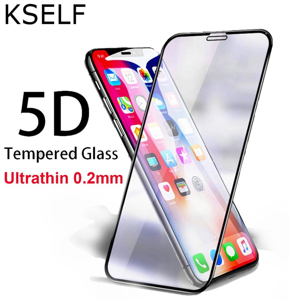 Full Cover Edge Tempered Glass for IPhone Xs Max XR 7 8 6s Plus Screen Protector Glass Tempered ...