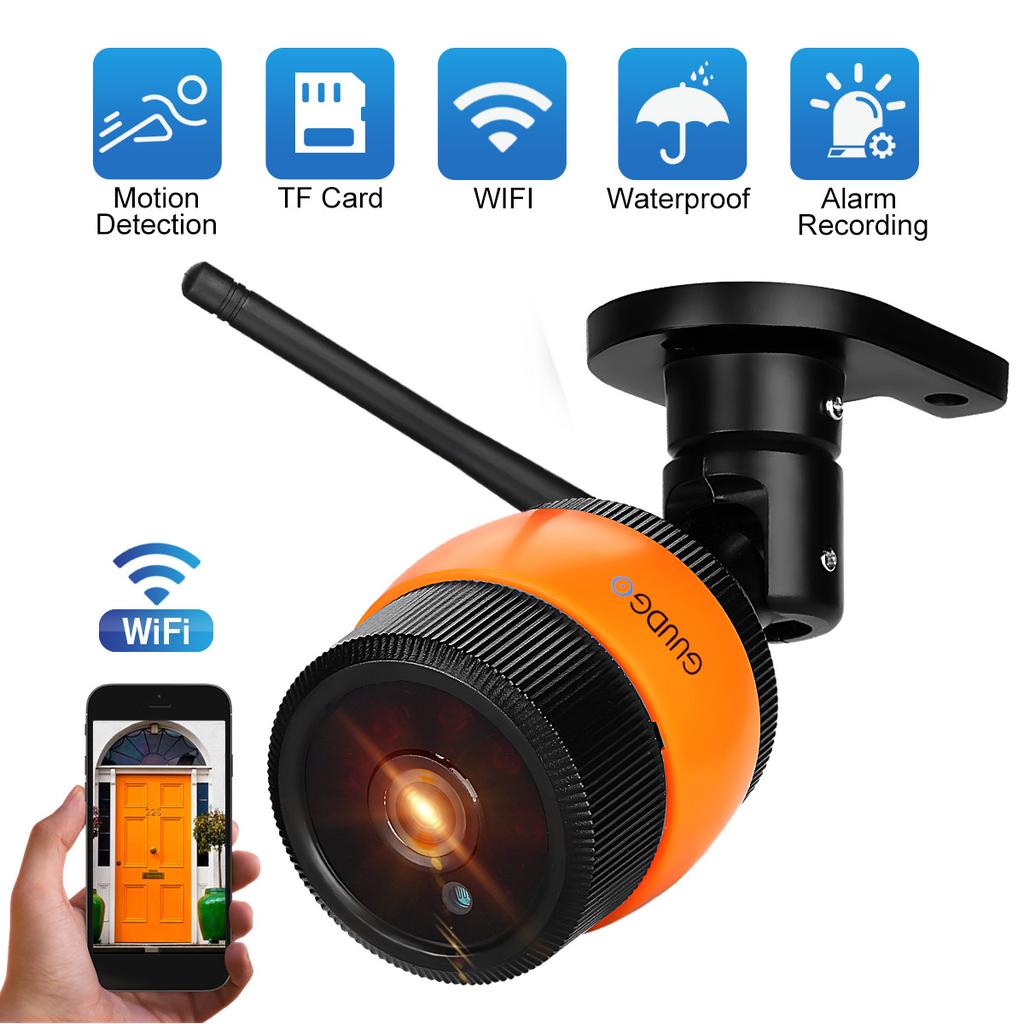 Buy GUUDGO HD 3.6mm Lens 720P Wifi Camera Bullet IR Night Vision ...