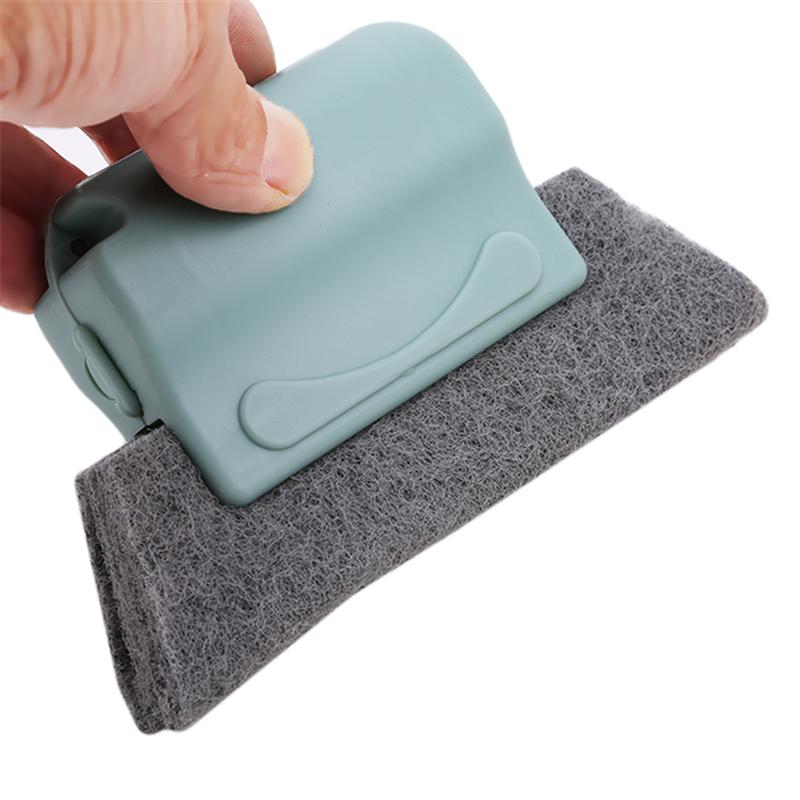 Buy Detachable Snap-On Scouring Pad Door Window Groove Gap Cleaning ...