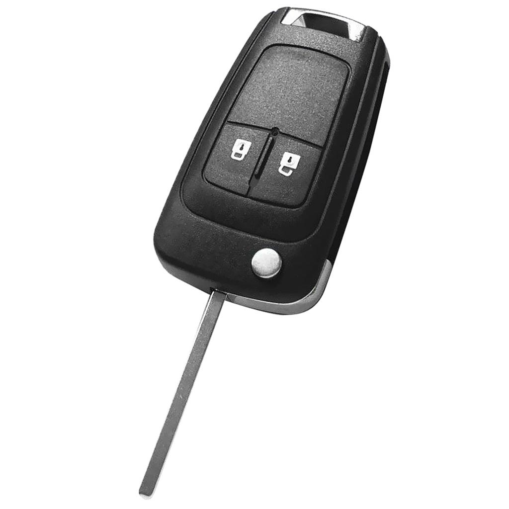 Buy 2BTN Car Flip Remote Key Fob Case for Opel Astra J Corsa E Insignia ...