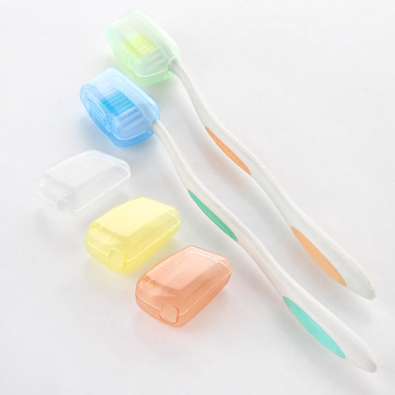 Buy Protective Shell 5 Pcs Plastic Toothbrush Case Cover Multi Color ...