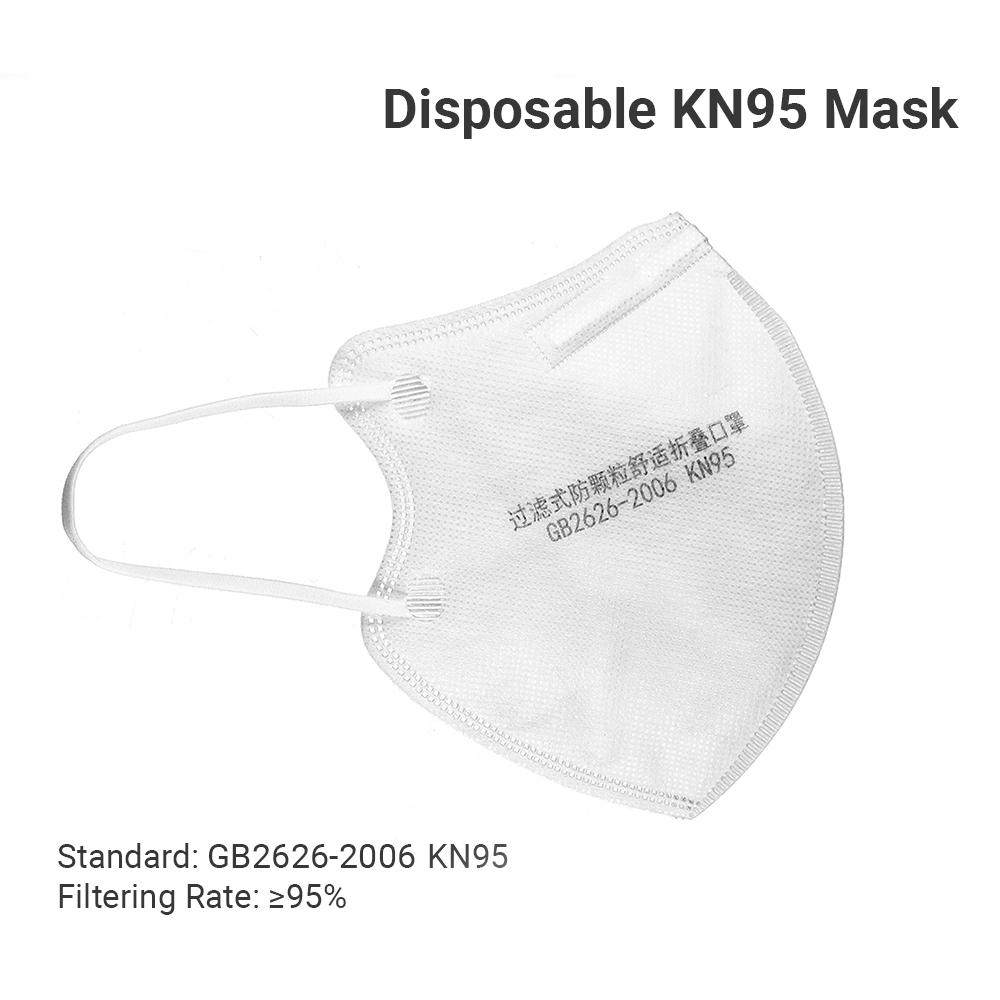 20 Pack Disposable KN95 Masks 95% Filtration Soft & Breathable Non ...