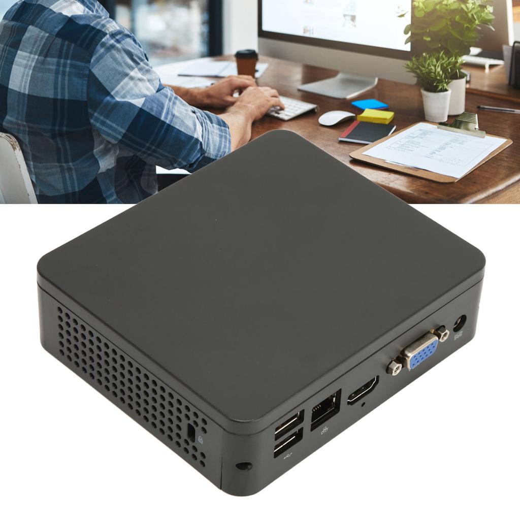 Cheap Fanless Mini PC 4GB RAM 64GB SSD 4K Output HD VGA Output Gigabit ...