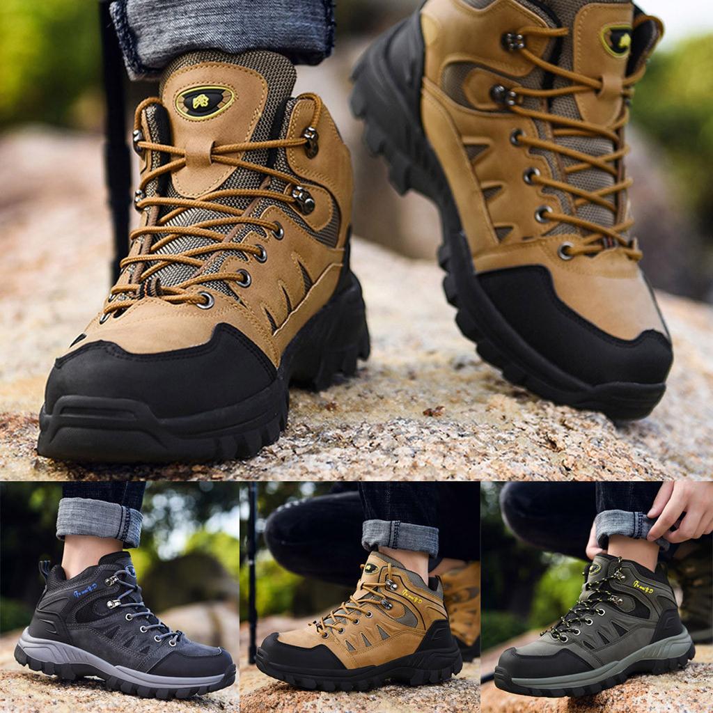 Cheap Men's High Top Outdoor Boots Waterproof Hiking Hiking Wilderness ...