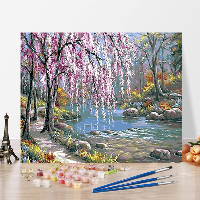Buy DIY Painting By Numbers Crafts Numbers Painting Hobbies Arts Home ...