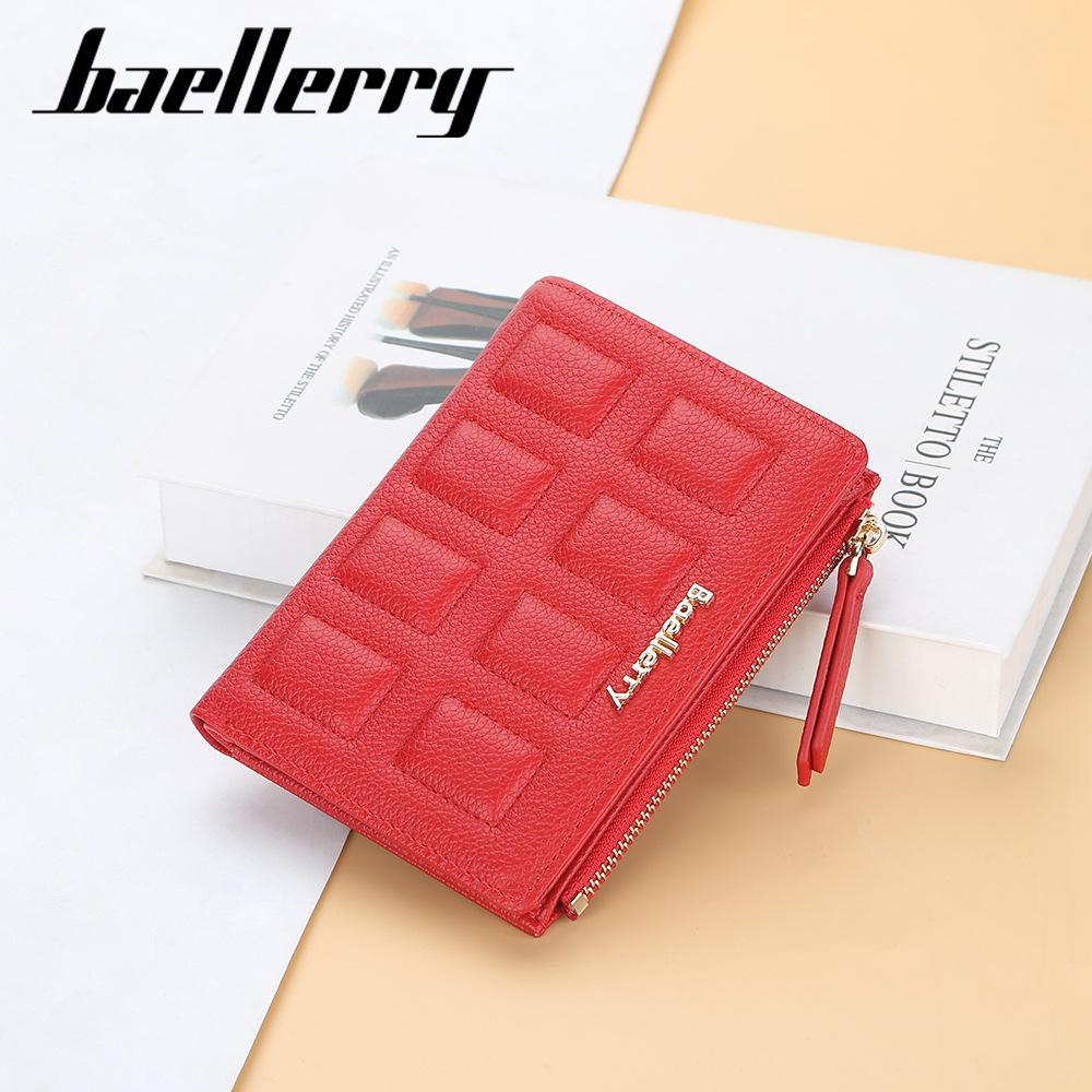 Satın alın Baellerry Pu Leather Women Short Wallet Zipper Coin Purse ...