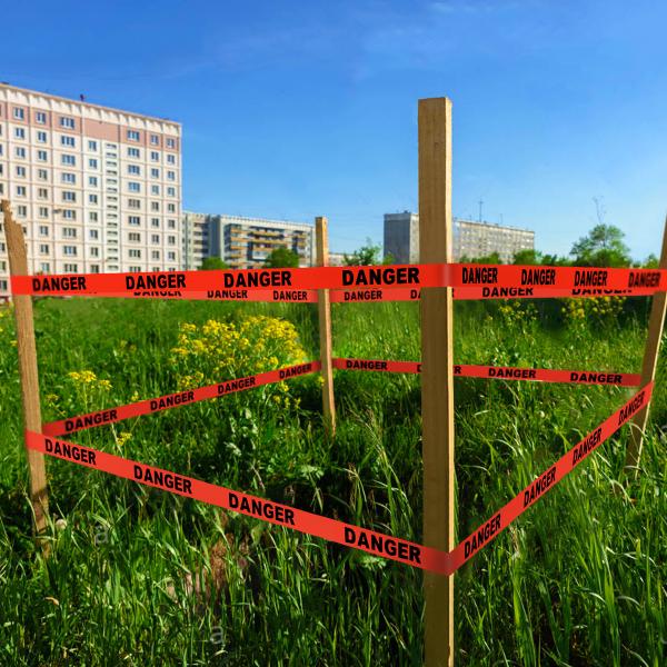 Buy UEETEK 1PC Danger Tape Practical Portable Roll for Safety Law ...