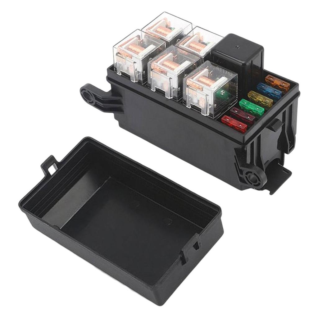 Auto Fuse Relay Box|Waterproof Home Fuse Relay Block Kit with Mounted ...