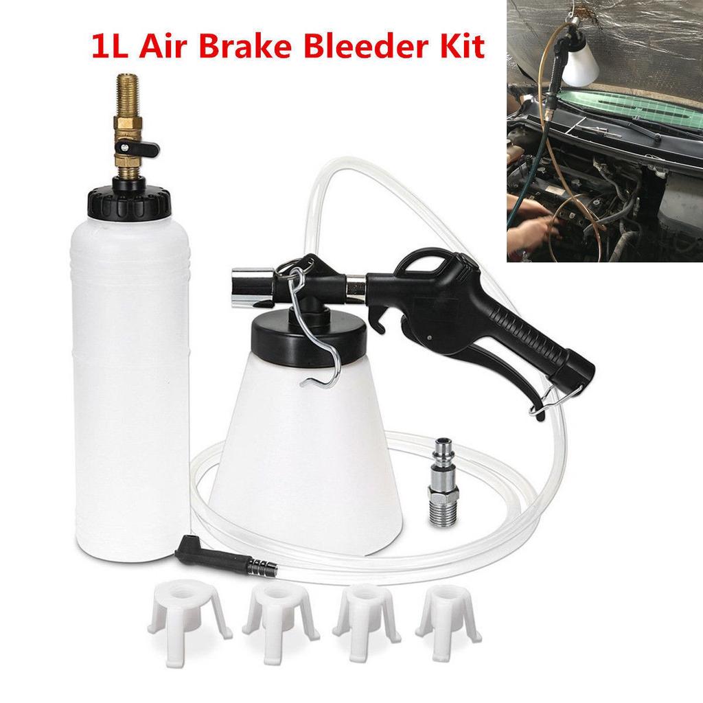 Convertible accessoires 1L air brake bleeder kit fluid extractor change ...