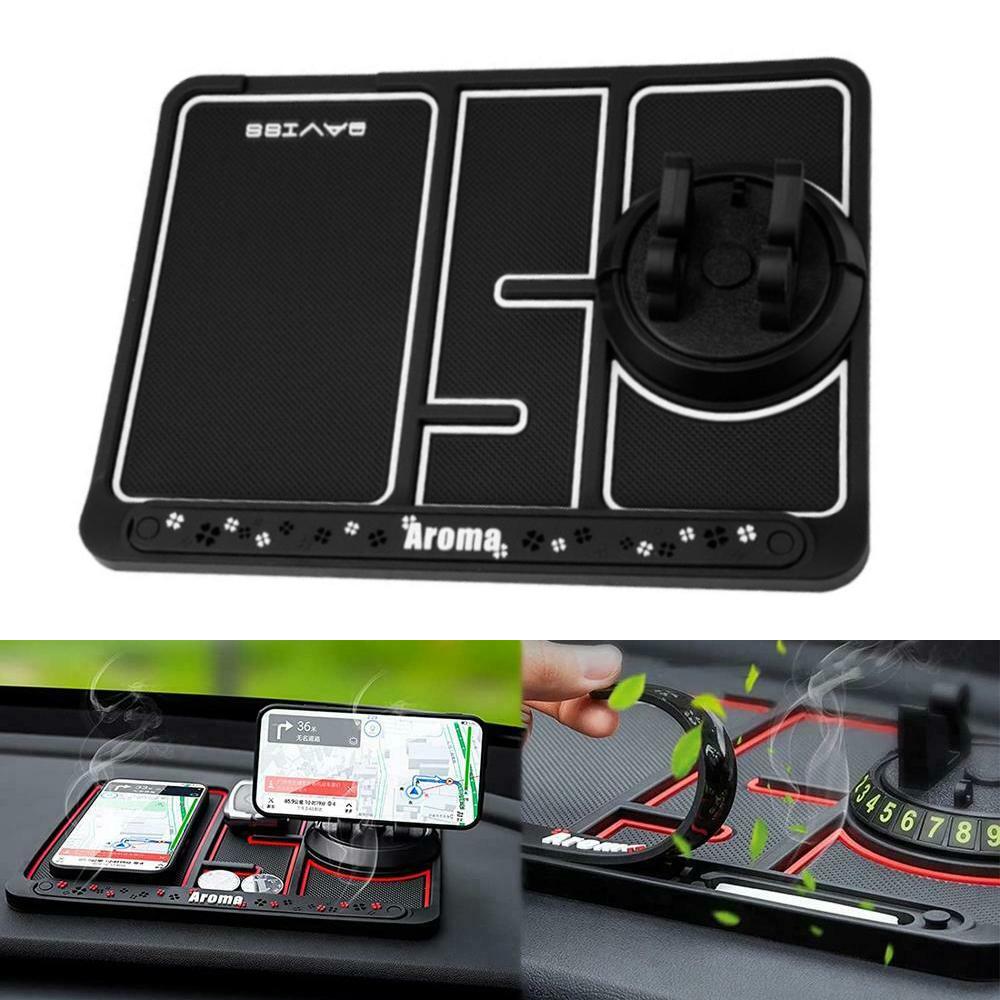 Car Multifunctional Anti-skid Pad Car Mobile Phone Pad Storage 360 ...