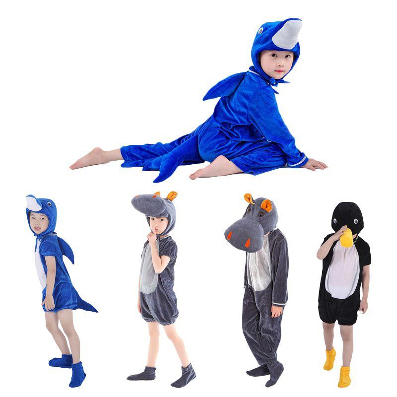 Buy Cosplay Animals Children Costume Sets Festival Performance Girl Boy ...