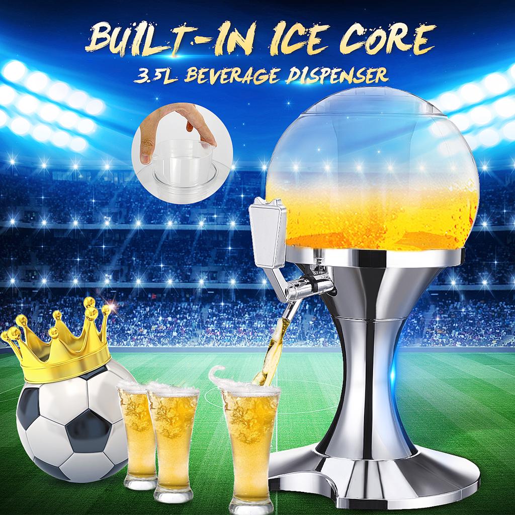 Buy 3.5L Ice Core Beer Beverage Dispenser Liquor Wine Machine Container ...