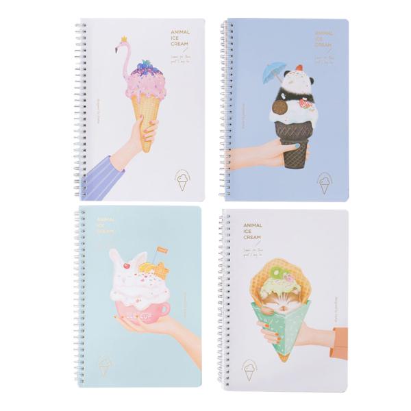 Buy Random Notebook Spiral Bound Cartoon B5 Animal Coil Notepad Journal ...