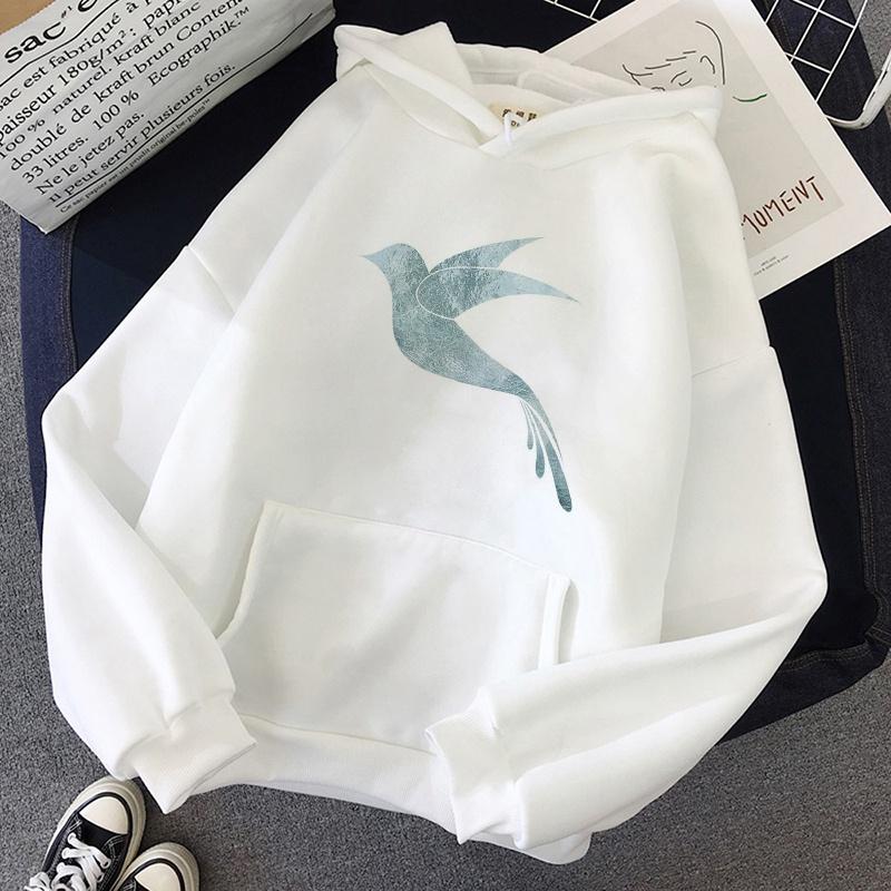 Buy Blue bird Fun clothes hoodie ladies unisex Ulzzang vintage top ...