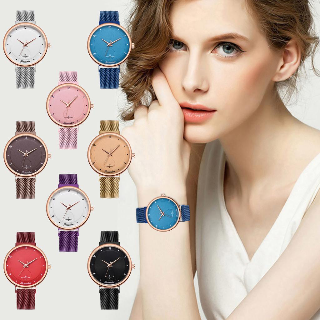Buy MODIYA Love Scale Ladies Magnetic Buckle Strap Steel Strap Watch at ...