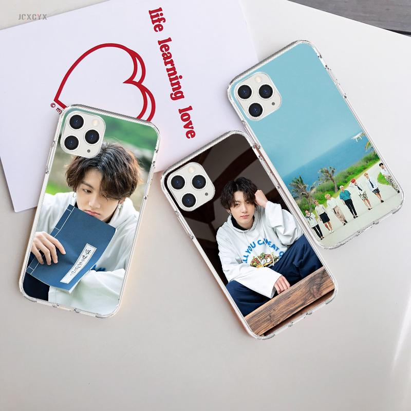 Fashion BTS Transparent Case for Huawei P 10/20 Litefor Xiaomi redmi ...