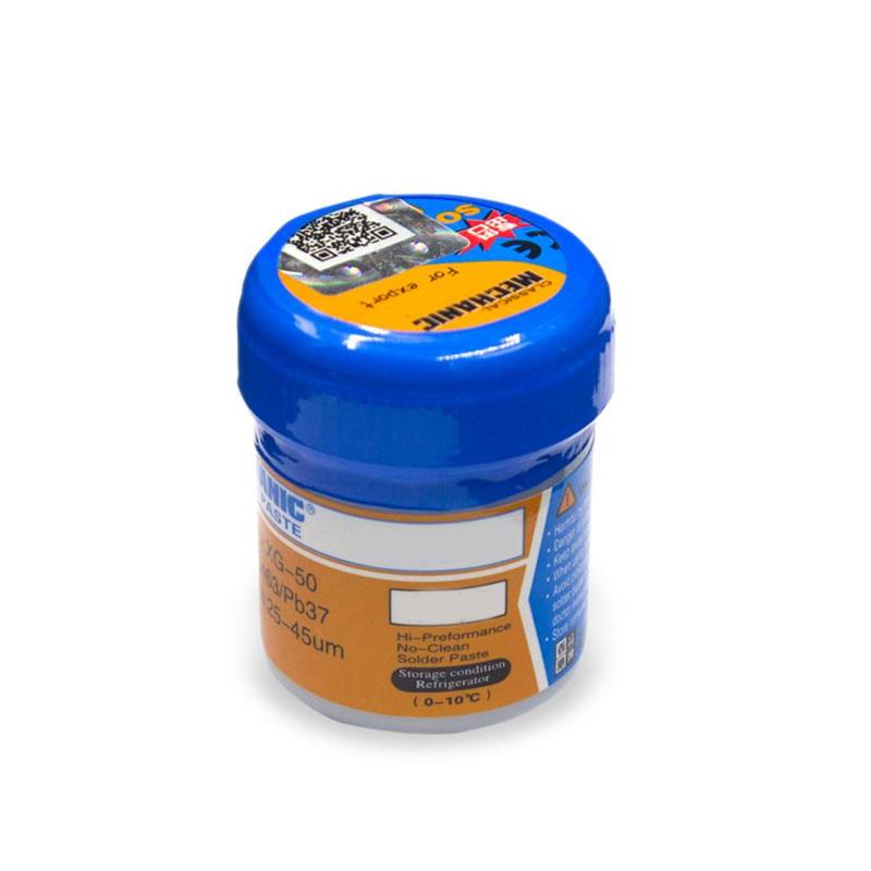 Buy MECHANIC XG-50 Liquid Solder Paste 42g SN63/Pb37 Leaded SMD BGA SMT ...