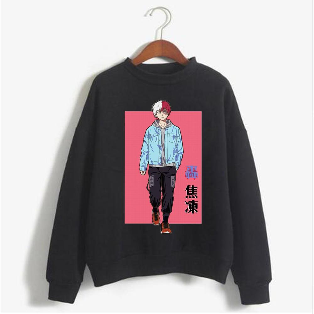 Buy Hoodie Sweatshirt My Hero Academia Todoroki Shoto Print Cosplay ...