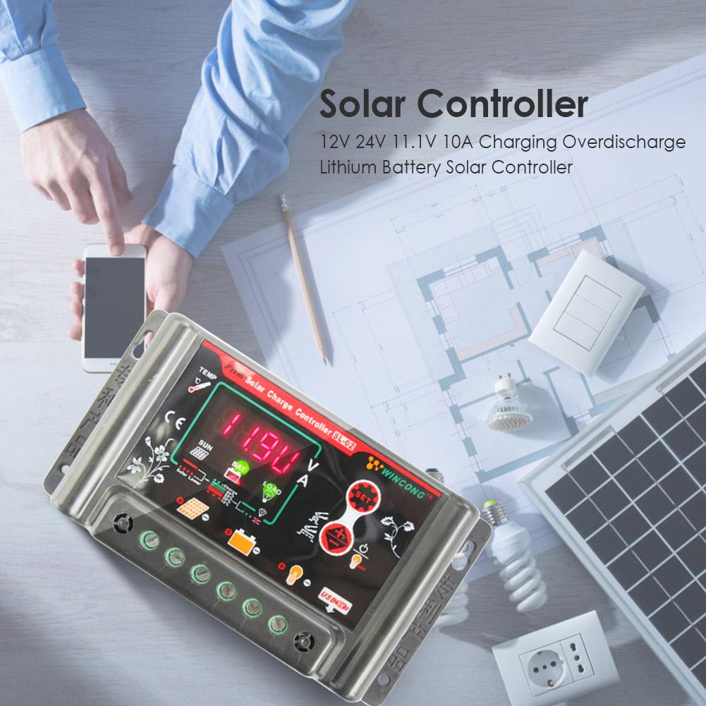 Buy 12V 24V 11.1V 10A Charging Overdischarge Lithium Battery Solar ...