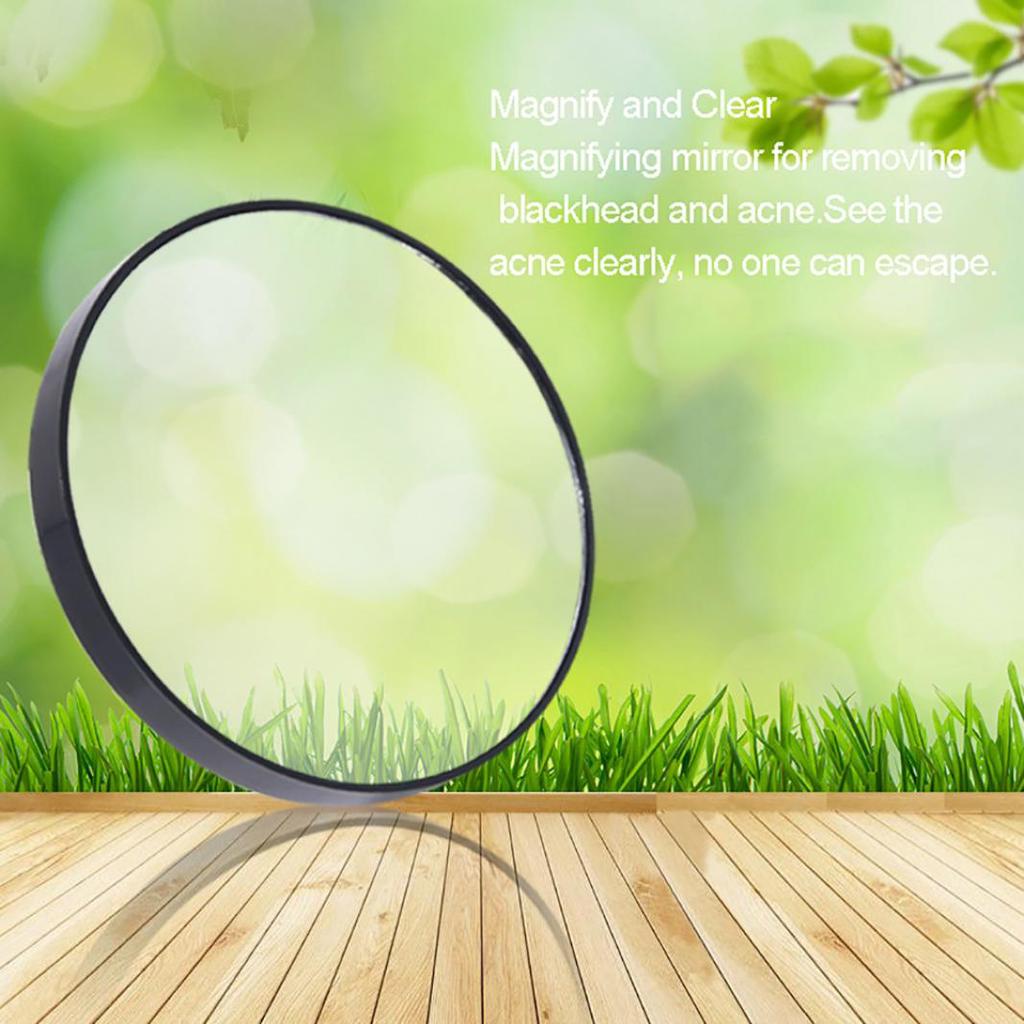 5/10X Portable Women Pores Acne Magnifying Mirror Makeup Glass with ...