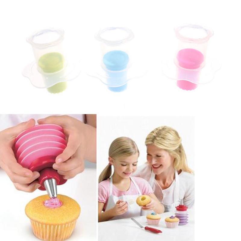 Buy 1Pc Kitchen Cake Core Remover Cake Cupcake Plunger Corer Decoration ...