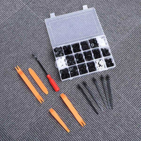 435Pcs Car Push Pins Pin Clips Bumper Fastener Panel Push Fastener Kit ...