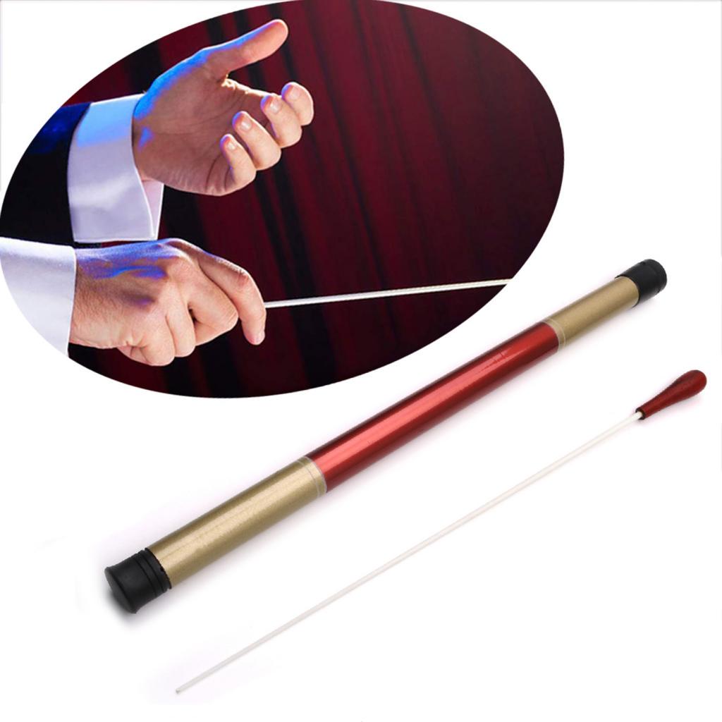 Buy Music Orchestra Baton Red Sandalwood Handle Conductor with Tube ...