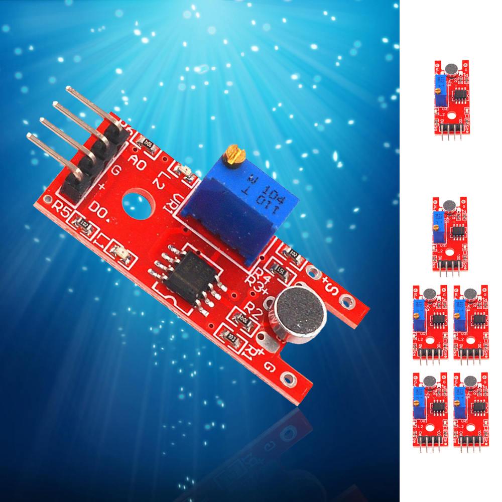 1/5pcs- Microphone Sound Sensor Module KY-038 DC 4-6V Adopt LM393 Main ...