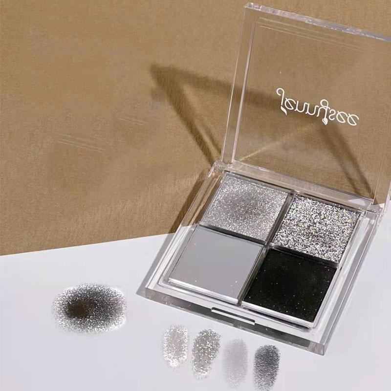 Buy Jennysee Interesting Eye Shadow Four-color Olive Green Blue Low ...