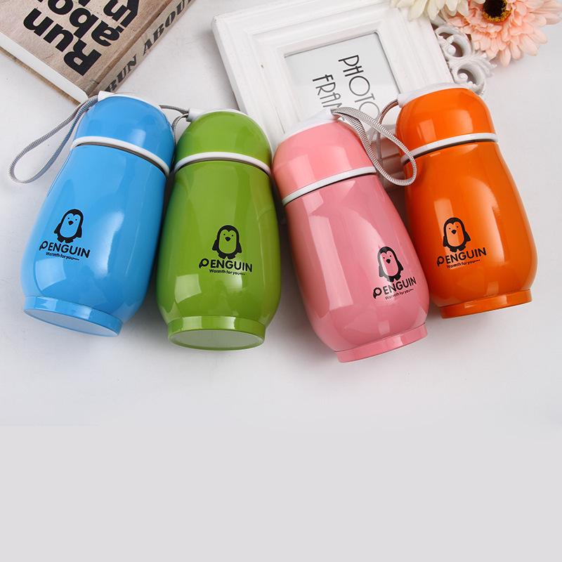 Cheap Portable 300ml Stainless Steel Thermos Vacuum Flasks Kids Cartoon ...